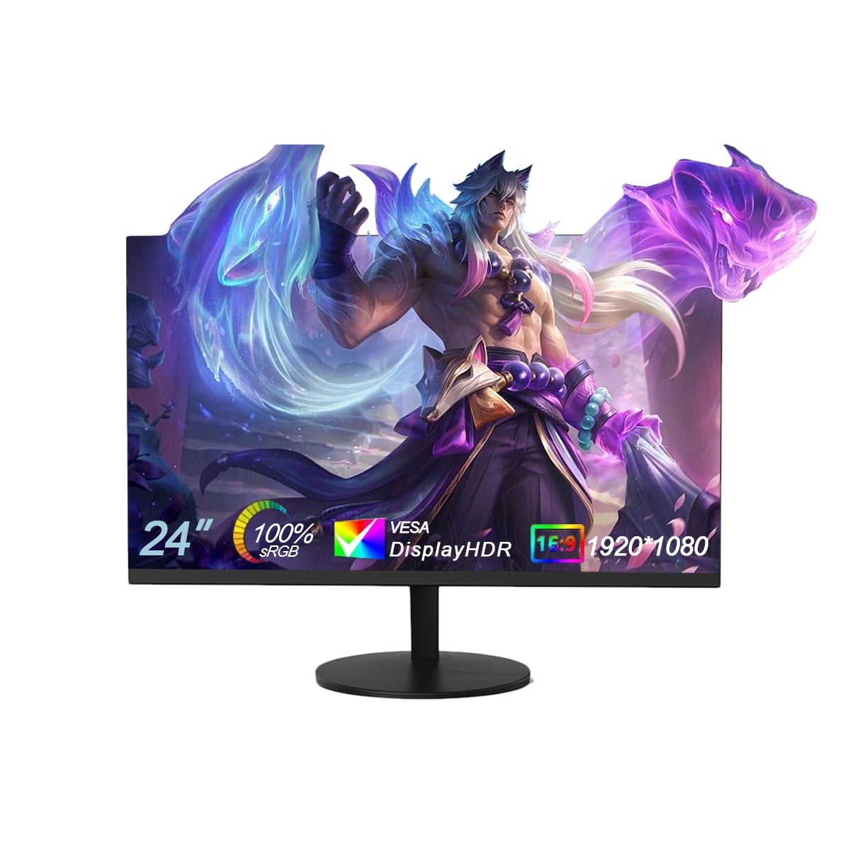 Byone 23.8-inch Monitor - 75Hz -1920 x 1080P LED Display HDMI VGA ...