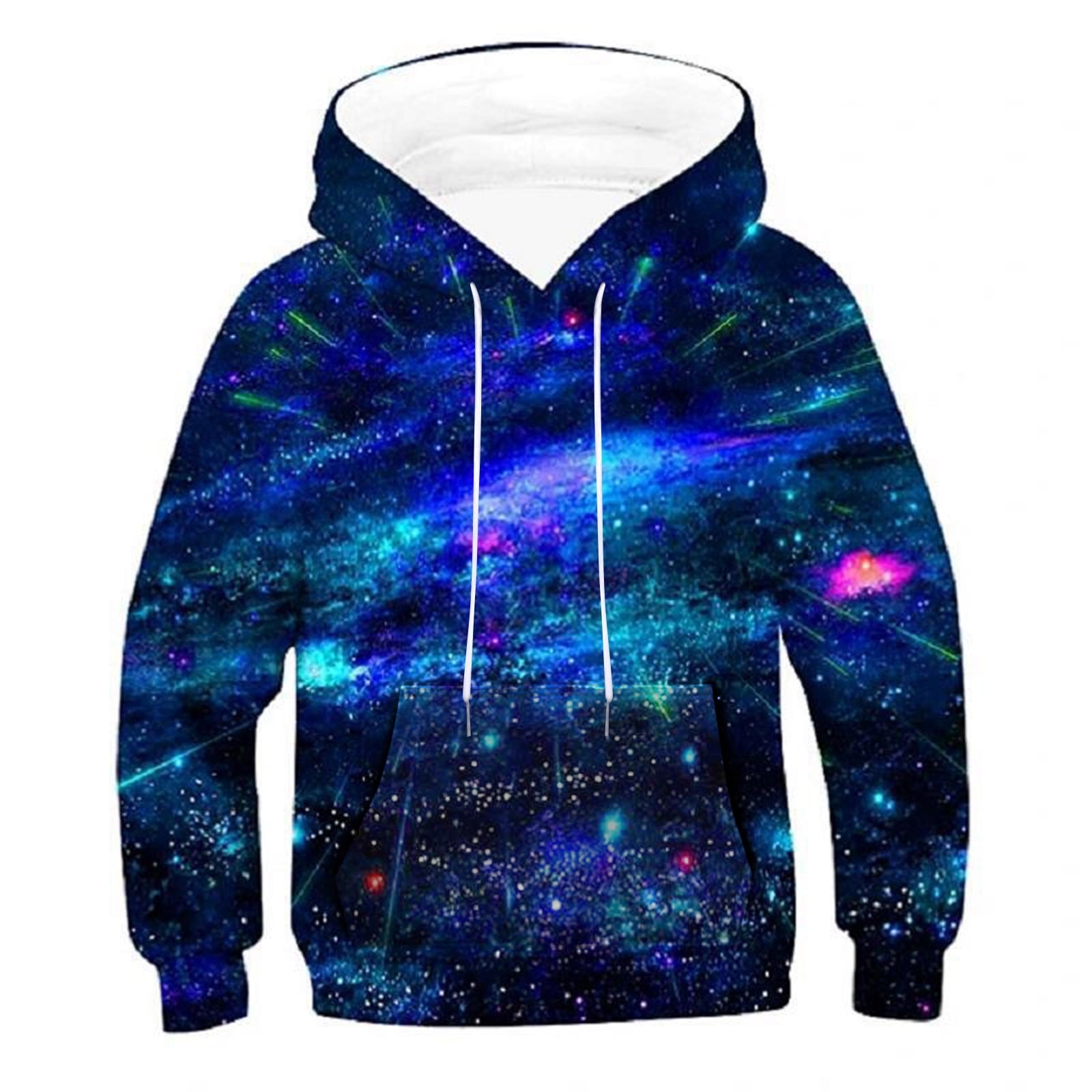 Byoo 3D Whirlpool Printed Hoodie for Little Boy Full Sleeved Funny ...