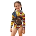 Byoo Basic Rash Guard America'S 250th Anniversary Zipper Long Sleeved ...