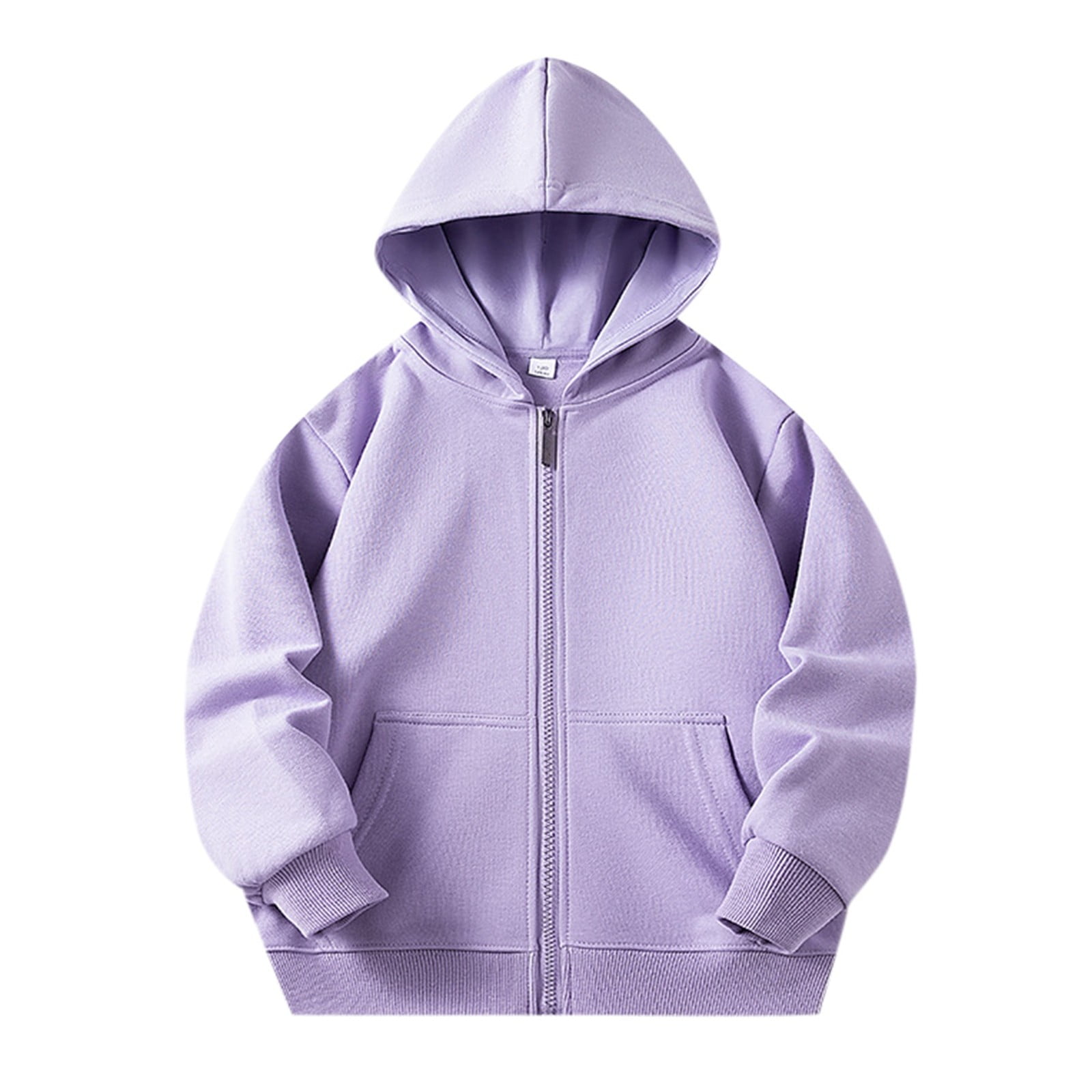 Byoo Big Boy Solid Color Sweatshirt Kangaroo Pocket Zip Up Hoody ...