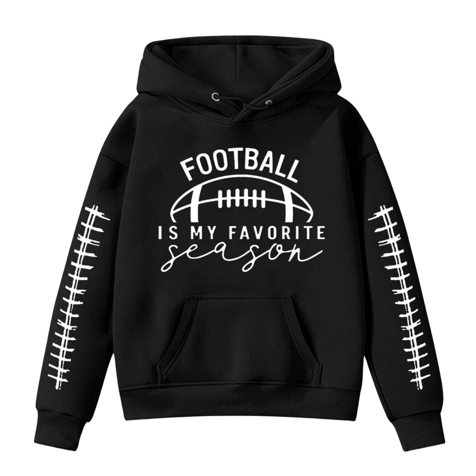Byoo Big Boys Sports Hoodie Football Print Hooded Sweatshirt Long ...