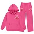 Byoo Big Girl Graphic Tracksuit Cherry Print Pullover Hooded Sweatshirt ...