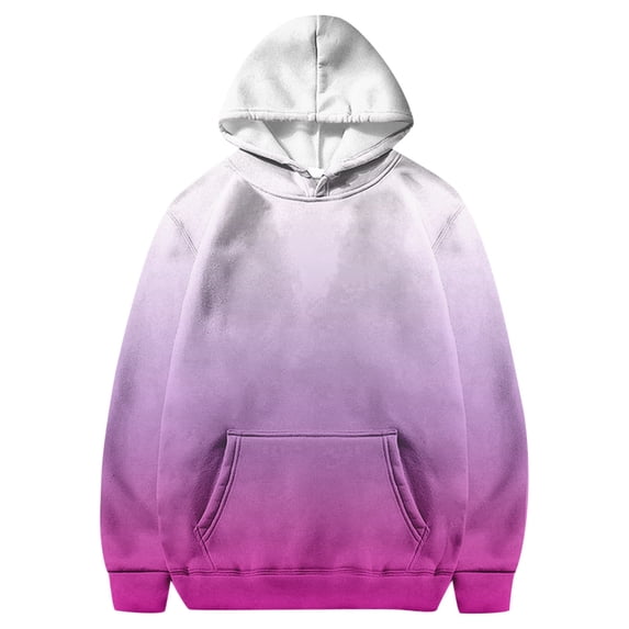 Byoo Big Girls Gradient Color Fleece Hoodie Long Sleeve Hooded ...