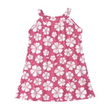 Byoo Big Girls Hibiscus Floral Print Dress Sleeveless Halter Neck Beach ...