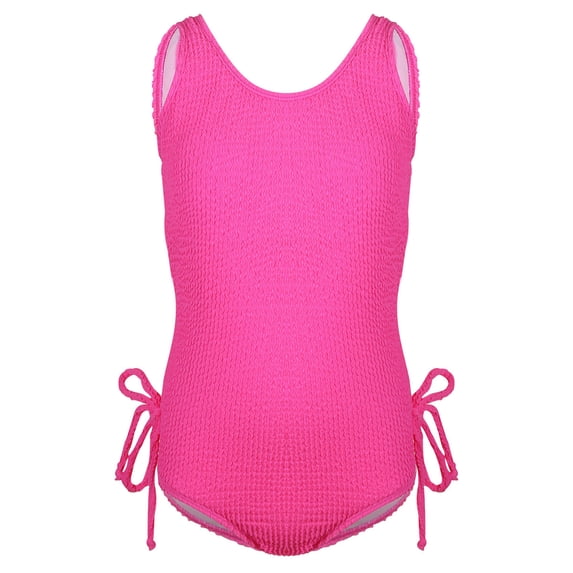 Byoo Big Girls Neon Crinkle One Piece Swimsuit UPF 50+ Sun Protection ...