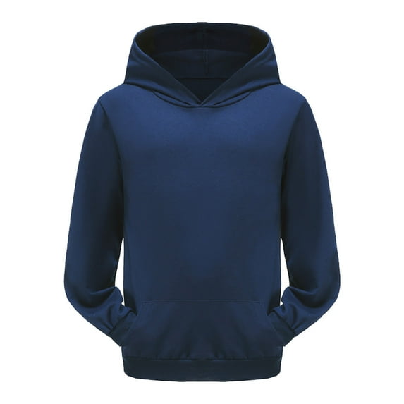 Byoo Big Girls Solid Color Pullover Hoodie Soft Sport Long Sleeve ...