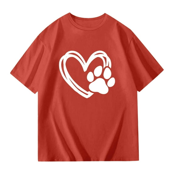 Byoo Big Girls Summer Short Sleeve T Shirt Valentine Day Cute Puppy ...