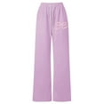 Byoo Big Girls Sweatpants Bow Graphic Lightweight Straight Wide Leg ...
