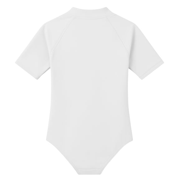 Byoo Big Girls UPF 50+ One Piece Swimsuit Solid Color Short Sleeve Rash ...
