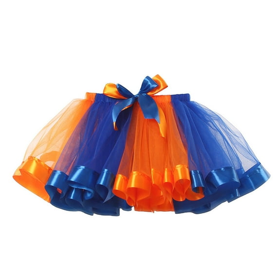 Byoo Colorblock Skirts for Big Girl Carnival Bow Colorful A-Line ...