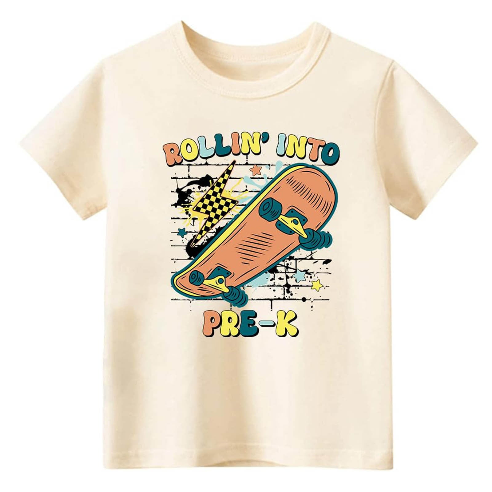 Byoo Girls Graphic Tee Short Sleeve Crew Neck T Shirt Casual Sports ...