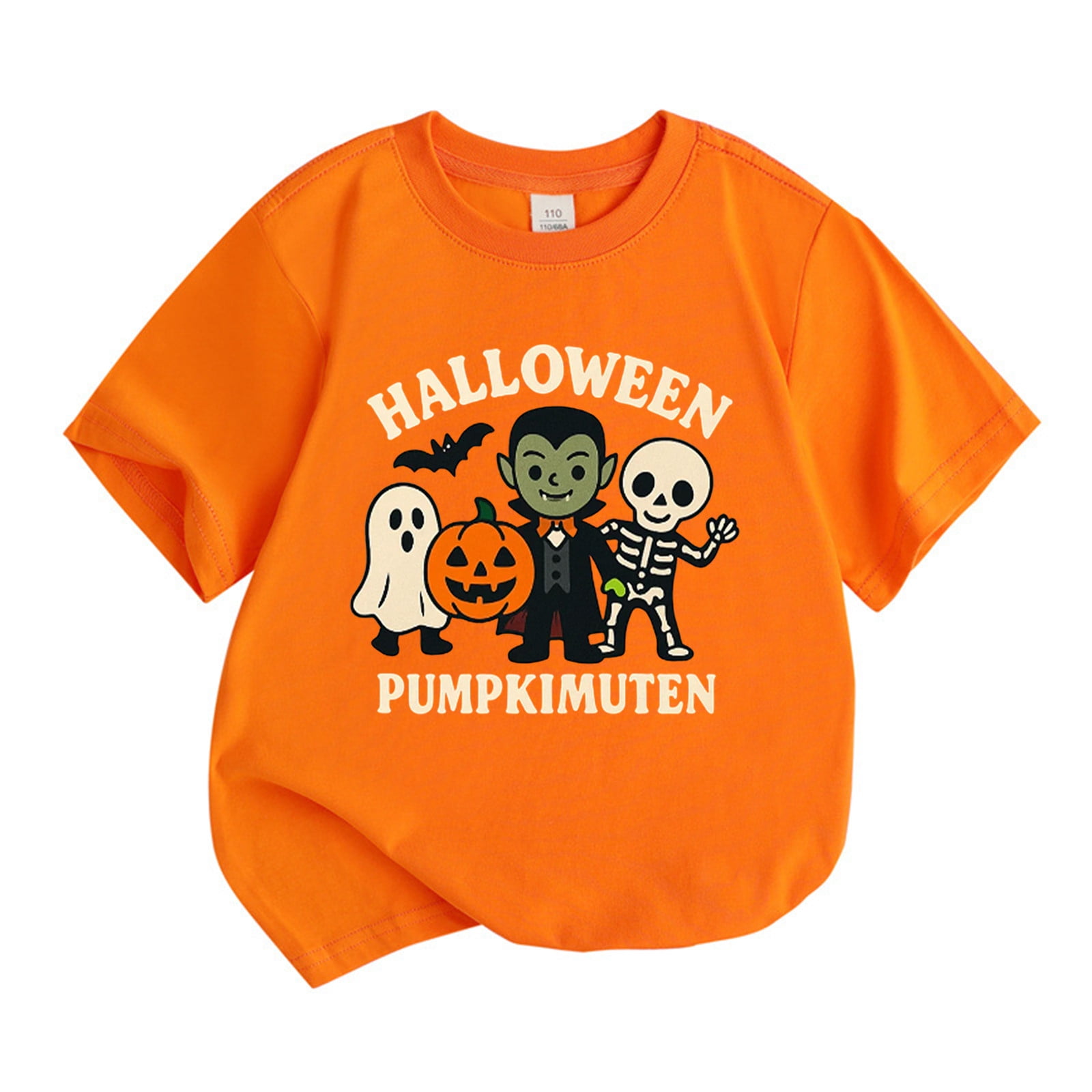 Byoo Halloween Graphic Tee for Boys Short Sleeve Crew Neck T-Shirt ...
