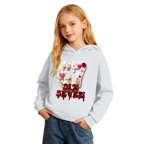 Byoo Hooded Pullover Sweatshirt for Toddler Girl Long-Sleeve Pullover ...