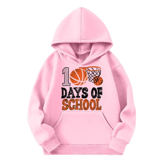 Byoo Infant Boy Letter Printed Hoodie Soft Kangaroo Pocket Full-Sleeve ...