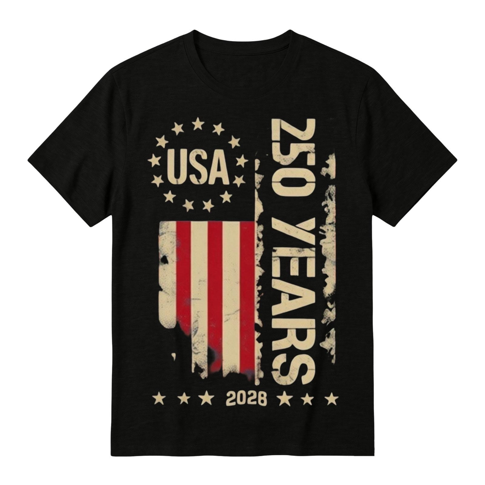 Byoo Boy Patriotic Usa Print Crew Neck Tee Short Sleeve Casual Everyday ...