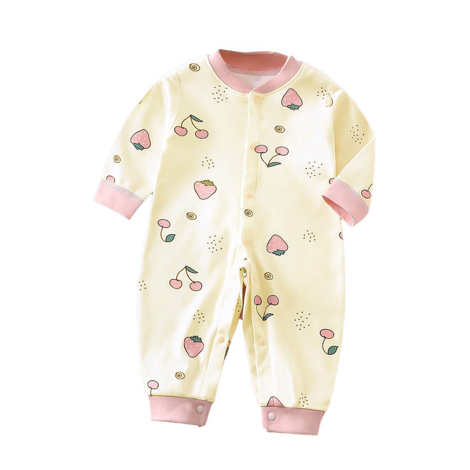 Byoo Infant Boys Long Sleeved Pajama Sleeper Jumpsuit Sleepwear Soft ...
