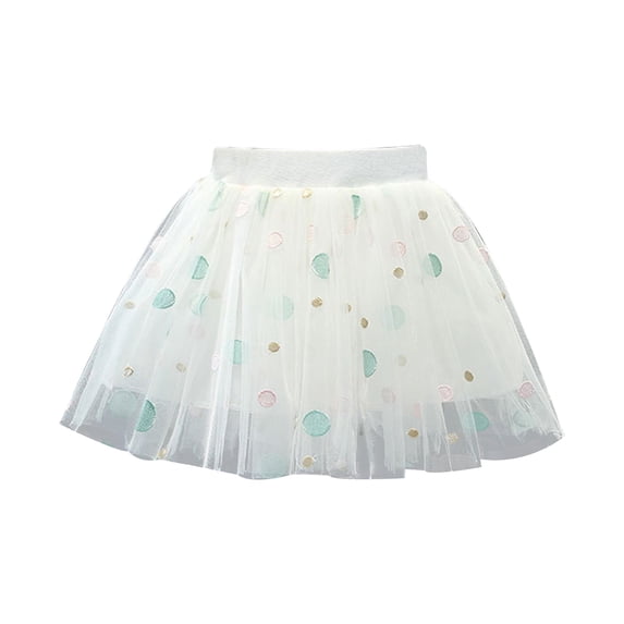 Byoo Infant Girls' Lightweight Cake Skirt Tulle Solid High Rise Elastic ...