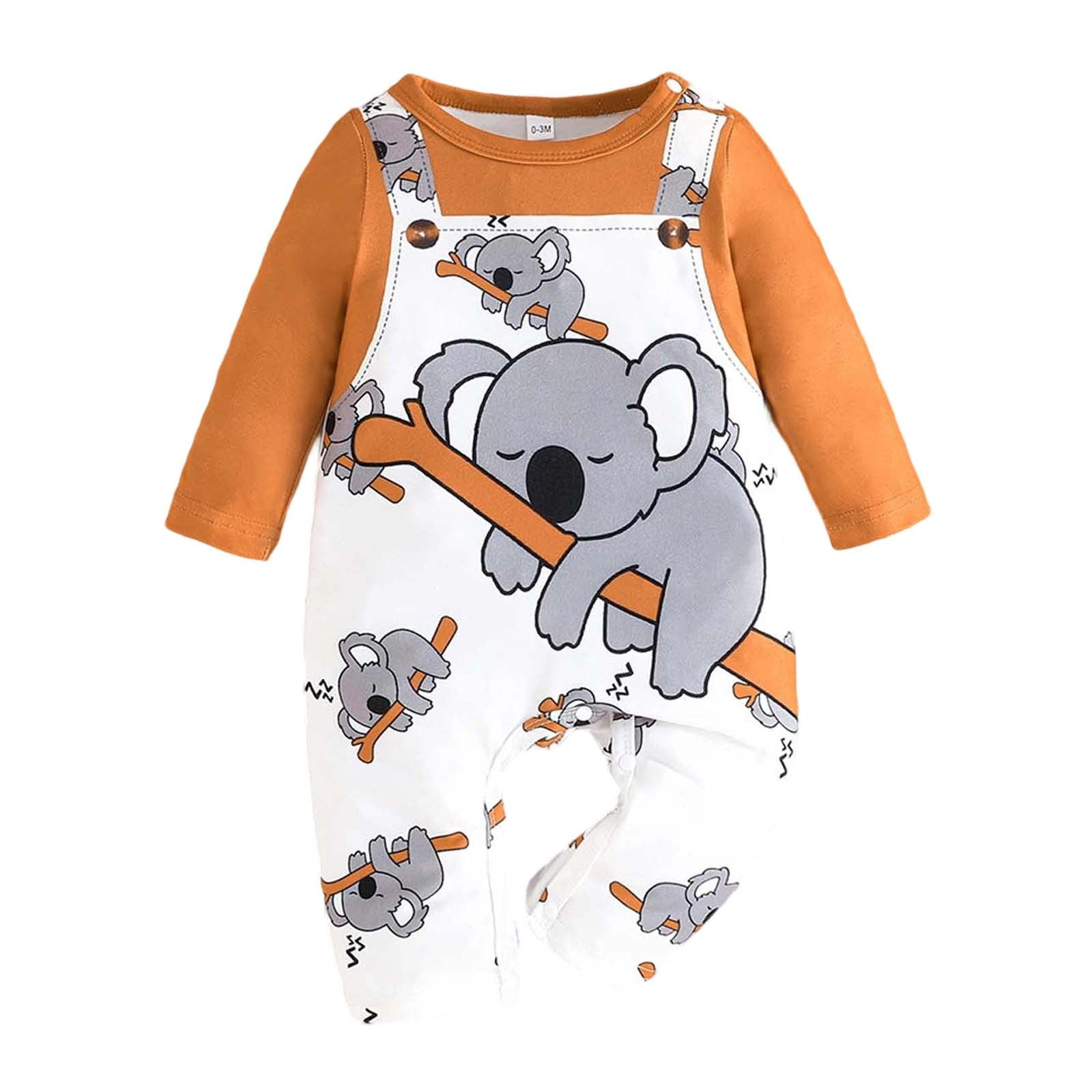 Byoo Koala Graphic Tween Boys Outfits Set Baby Long Sleeve Pullover ...