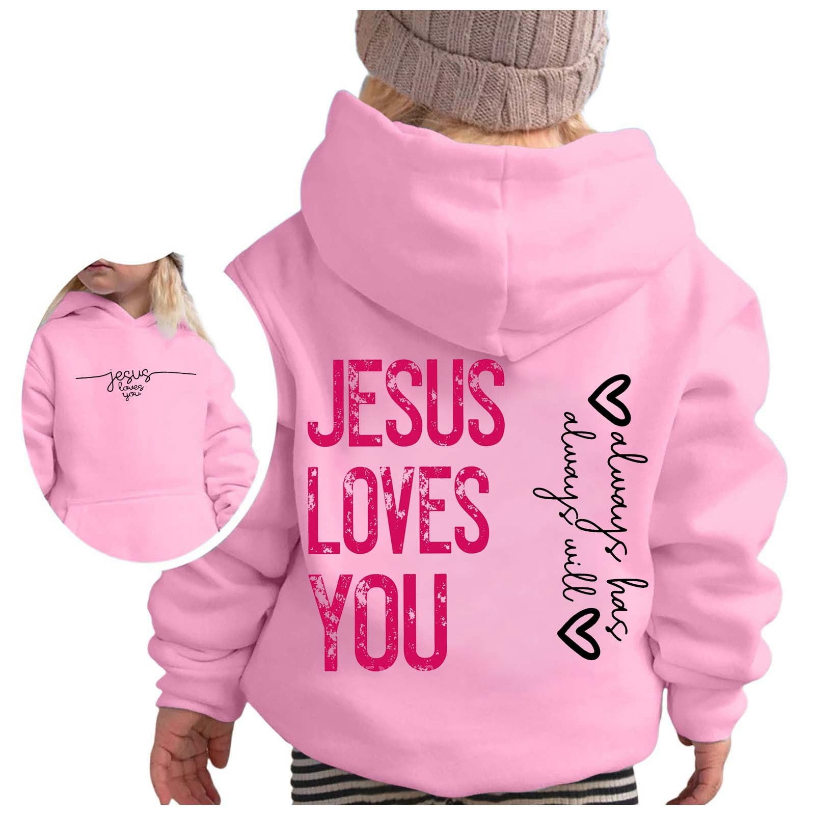 Byoo Letter Print Hoodie for Teen Girl Long Sleeve Casual Pullovers ...