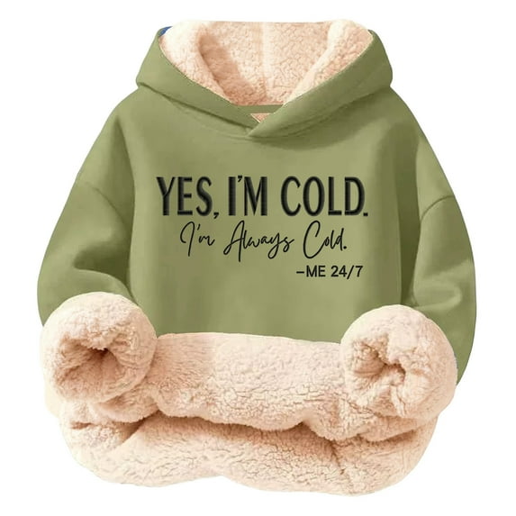 Byoo Letter Printing Hoodie Sweatshirt for Little Girls Thick Lined ...