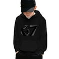 Byoo Little Boy 67 Number Print Hoodie Sweatshirt Casual Unisex Long ...