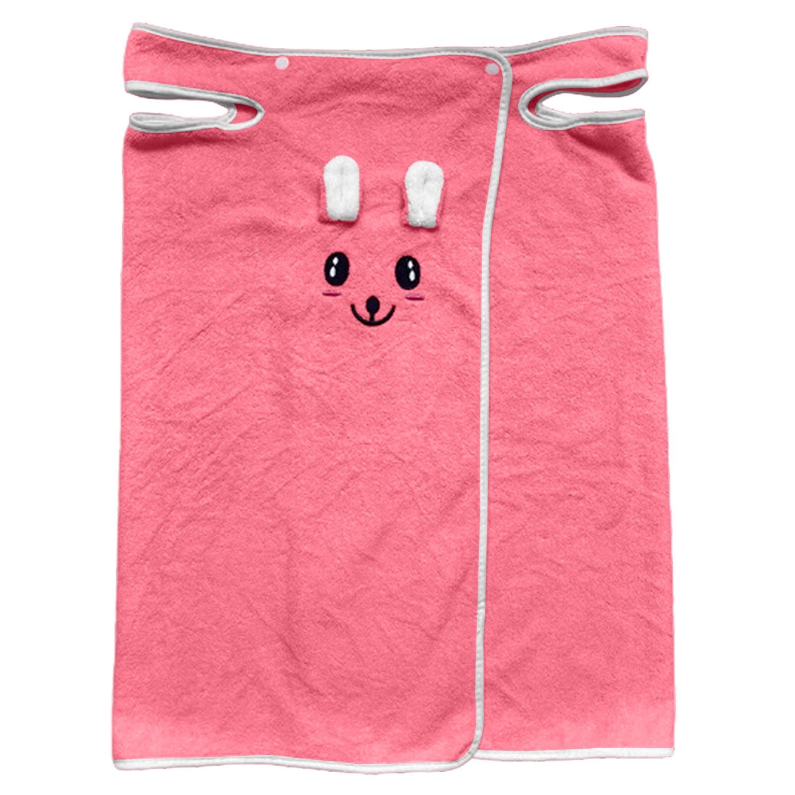 Byoo Little Boy Bunny Embroidered Wearable Bath Towel Soft Absorbent ...