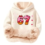 Byoo Little Boy Hoodie Valentine Day Warm Cozy Fleece Hooded Number ...