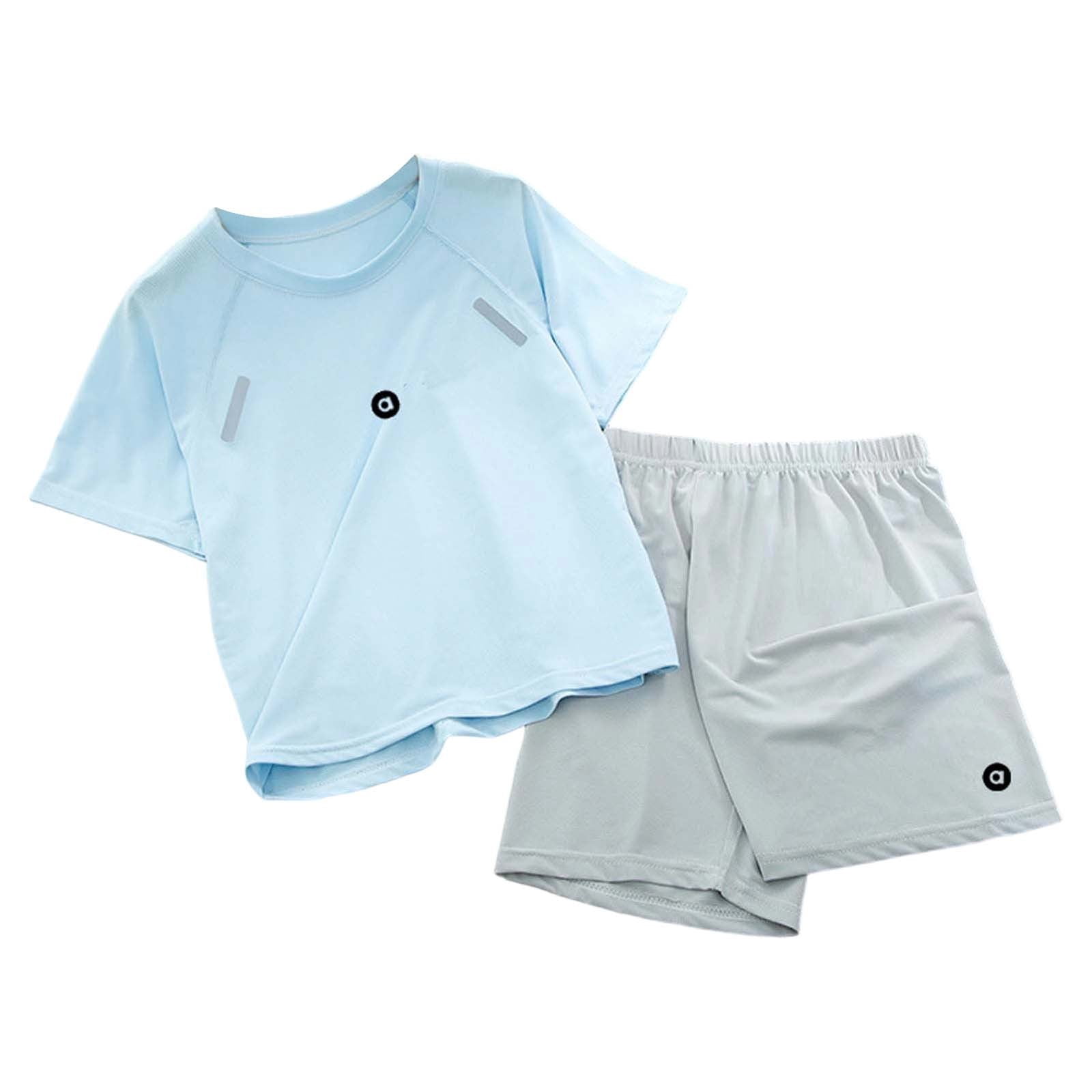 Byoo Little Boy Lightweight Tracksuit Quick Dry Reflective Short Sleeve ...