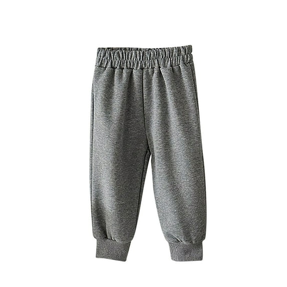 Byoo Little Boy' Sweatpants Solid Color Drawstring Elastic High Waist ...
