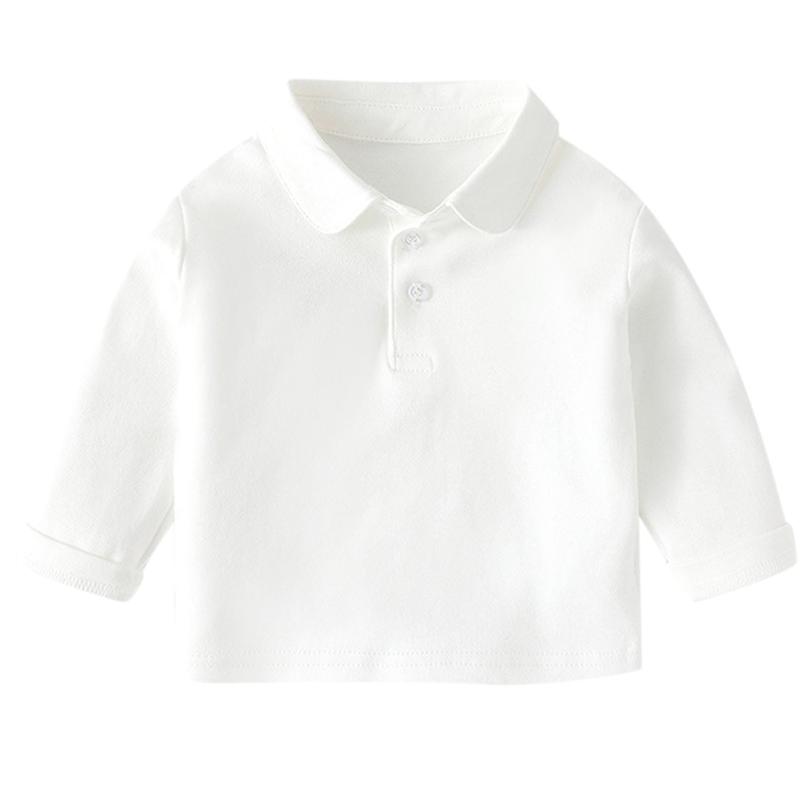 Byoo Little Boy T Shirt Solid Long Sleeve Lapel Collar Blouse Tops for ...