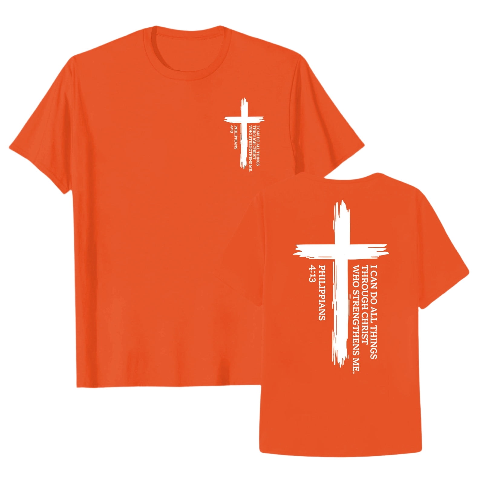 Byoo Little Boys Cross Print T Shirt Christian Faith Short Sleeve ...