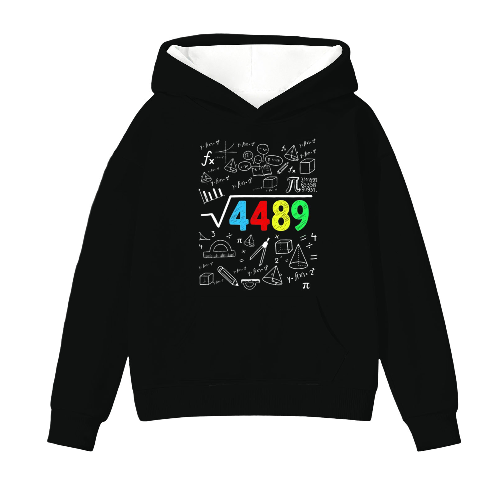 Byoo Little Boys Mathematical Number Graphic Hoodie Oversize Casual ...