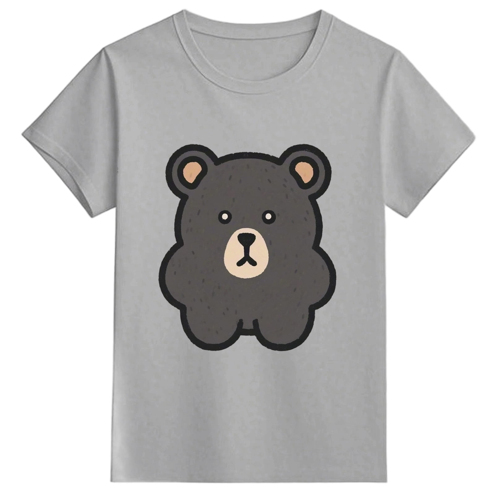 Byoo Little Girls T-Shirt Cute Bear Print Short Sleeve Round Neck T ...