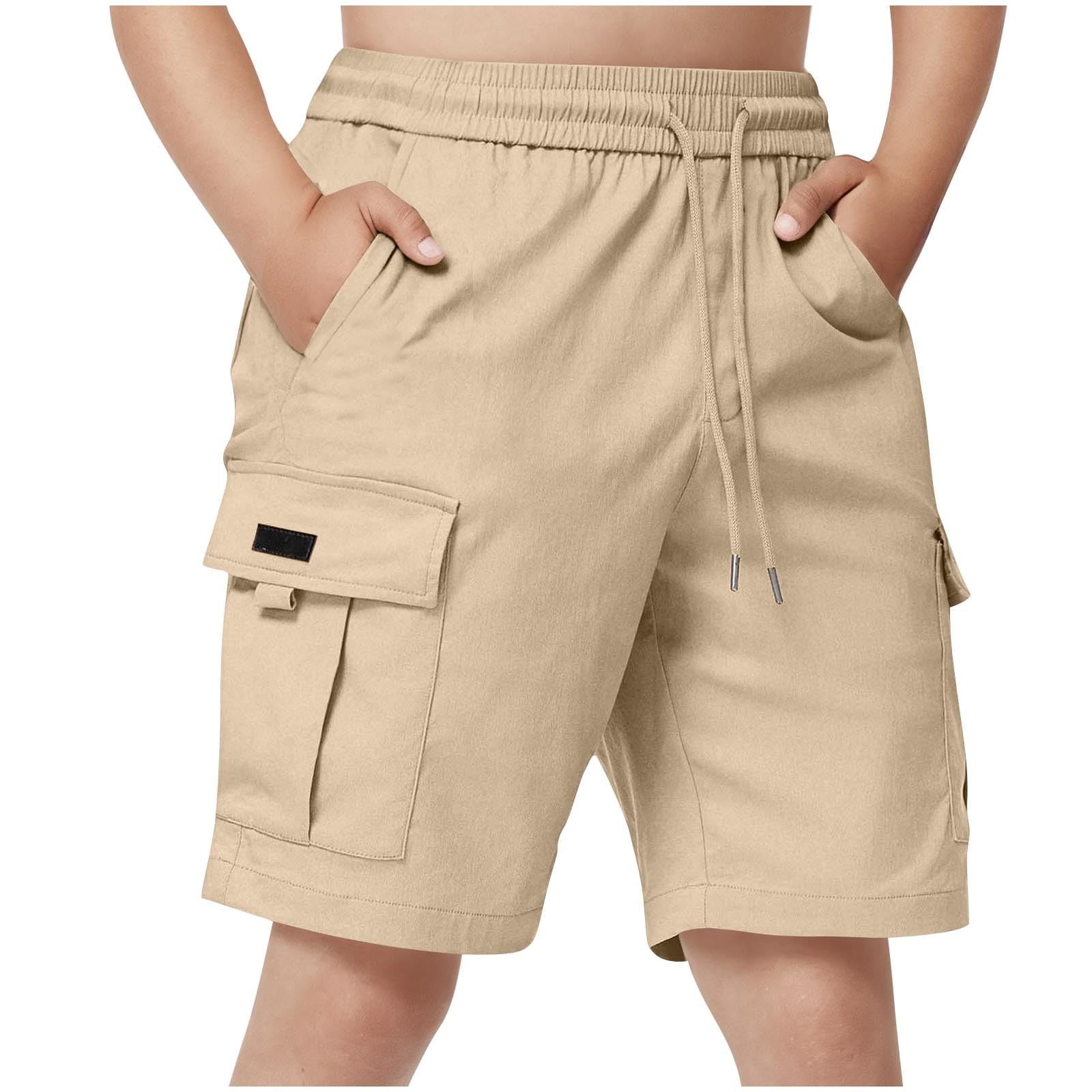 Byoo Roomy Cargo Shorts for Tween Boys Side Pocket Design Outdoor Daily ...