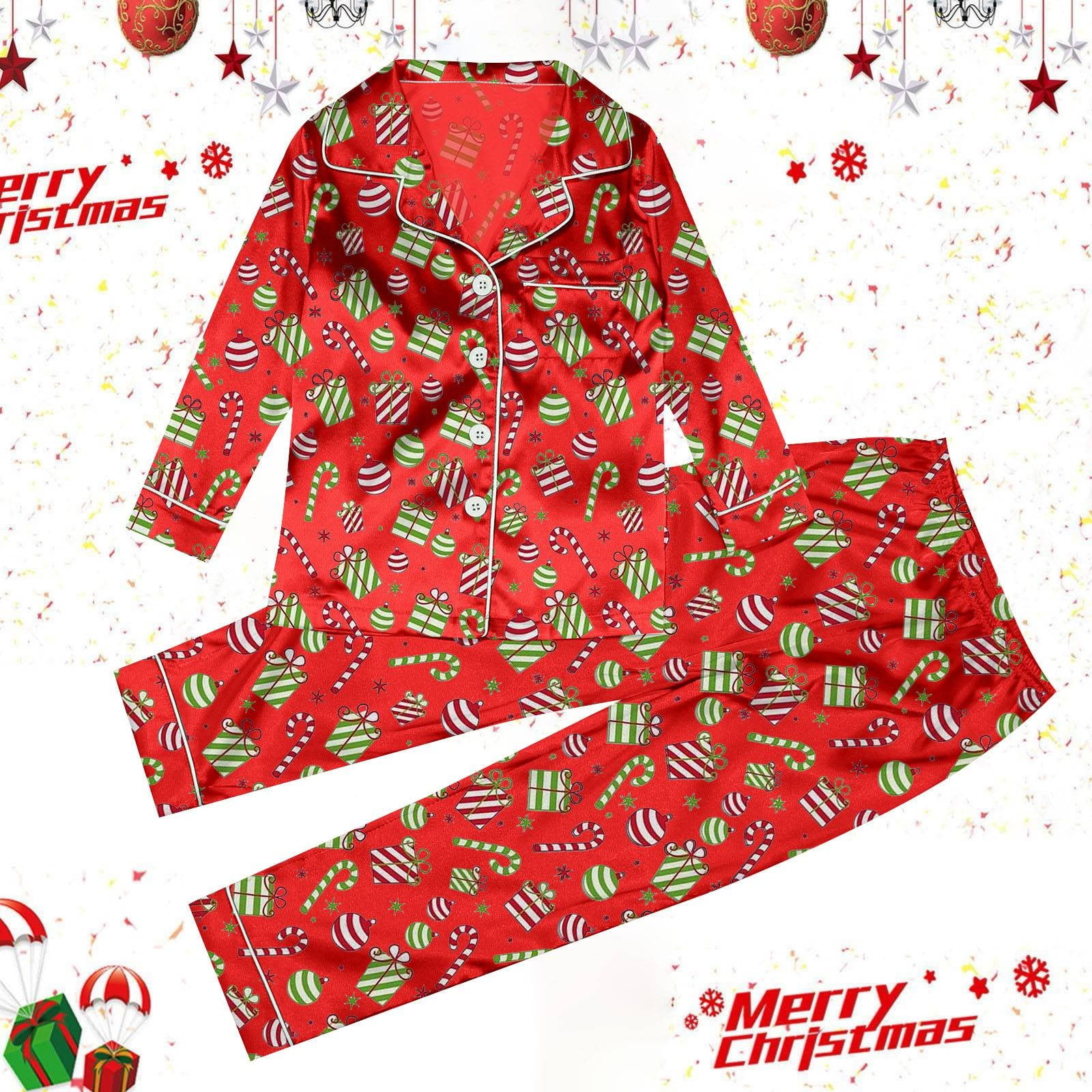 Byoo Silk Loungewear Outfits for Big Girls Christmas Graphic Soft ...