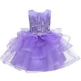 Byoo Solid Princess Dress for Big Girls Tulle Sleeveless Crew Neck Puff ...