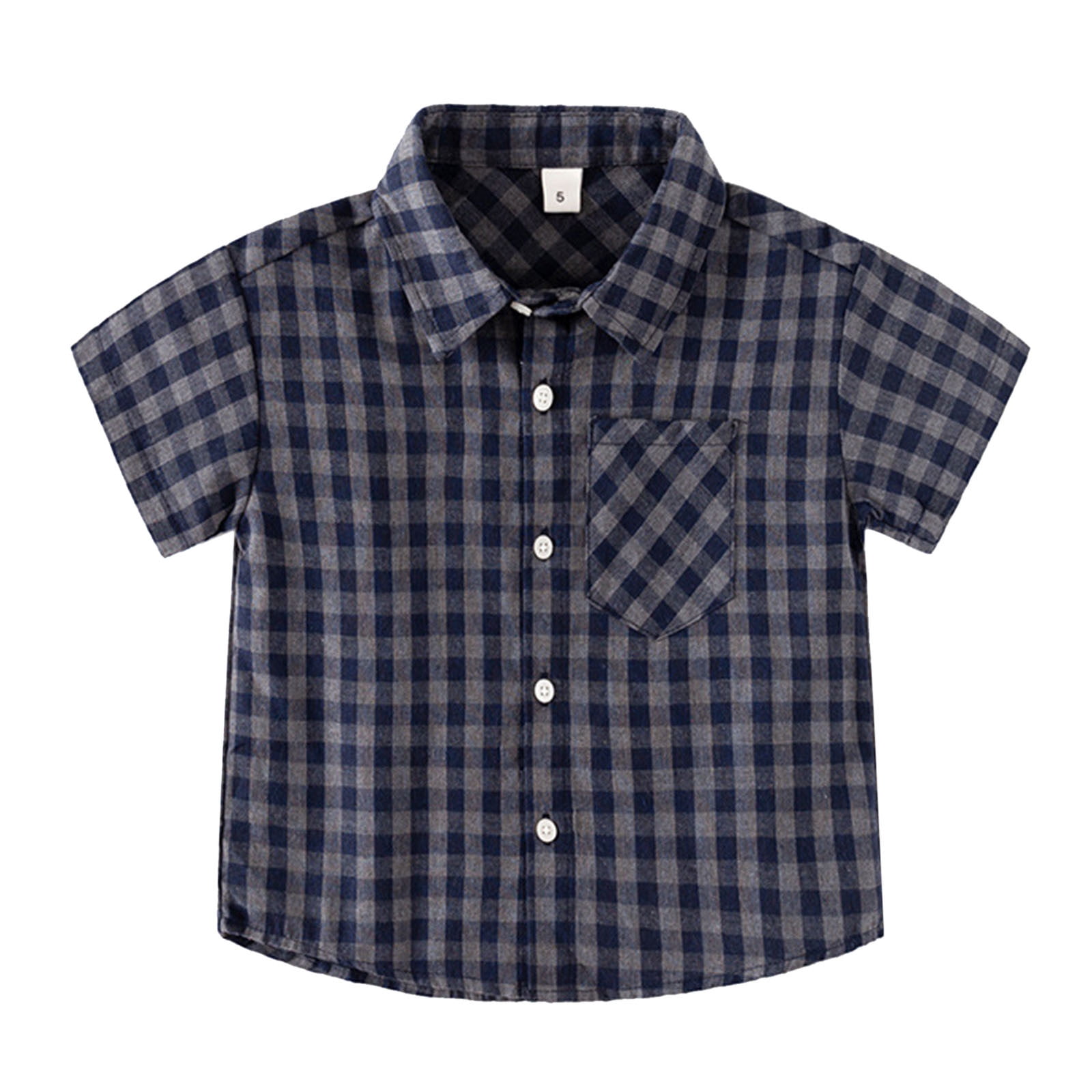 Byoo Summer Plaid Graphic Button Down Shirt Vintage Pocket Short Sleeve ...
