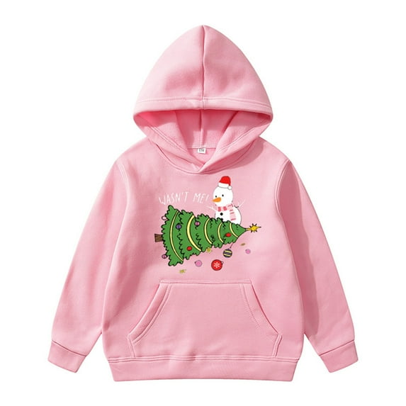 Byoo Sweatshirt for Tween Girls Tree Printed Kangaroo Pocket Full ...