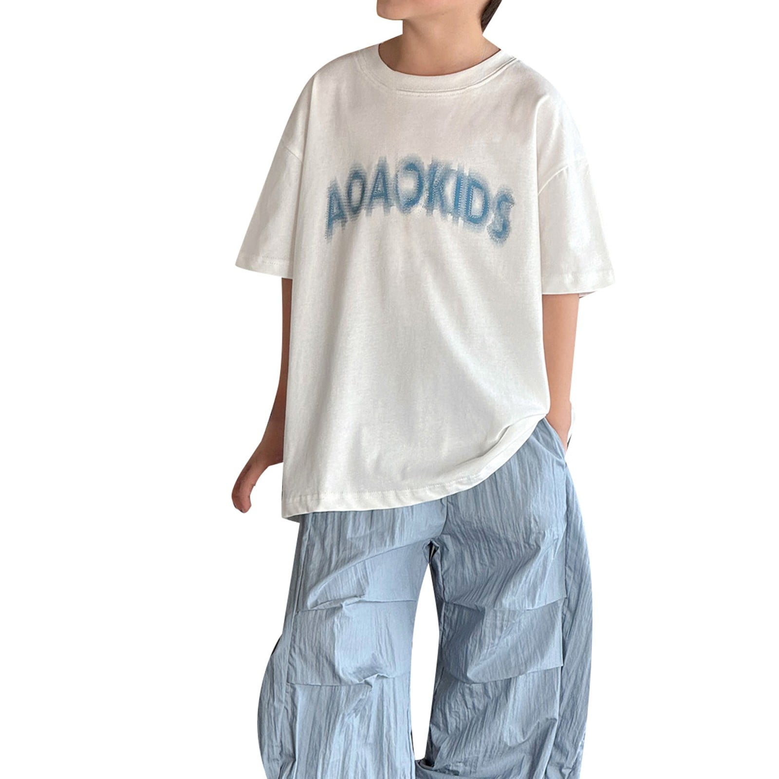 Byoo Teen Boys T-Shirt Fashion Short Sleeve Graphic Tee Loose Soft Crew ...