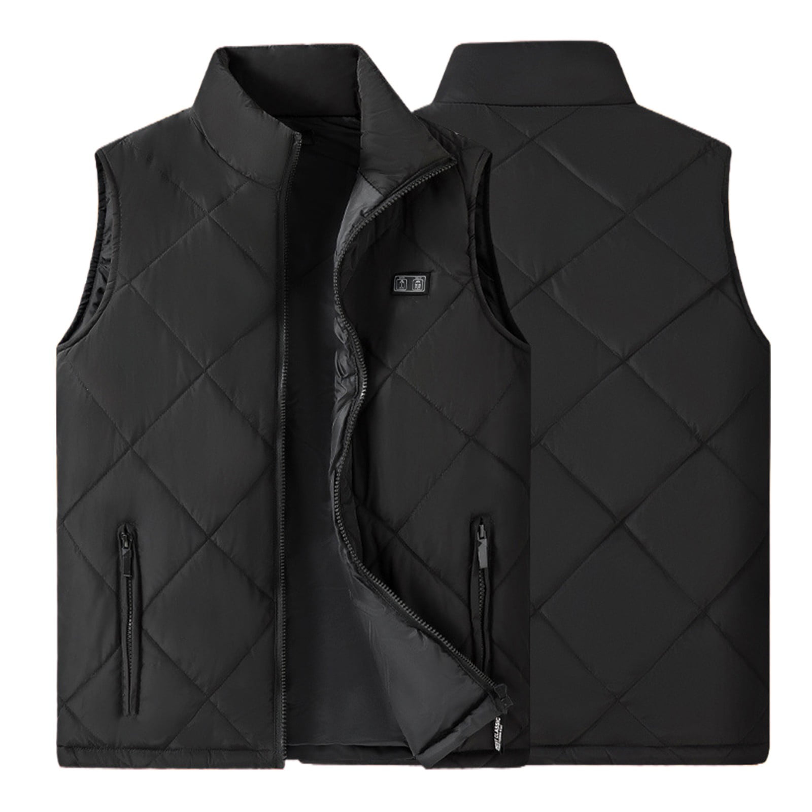 Byoo Teen Boys USB Charging Vest Solid Zipper Up Sleeveles Coats ...