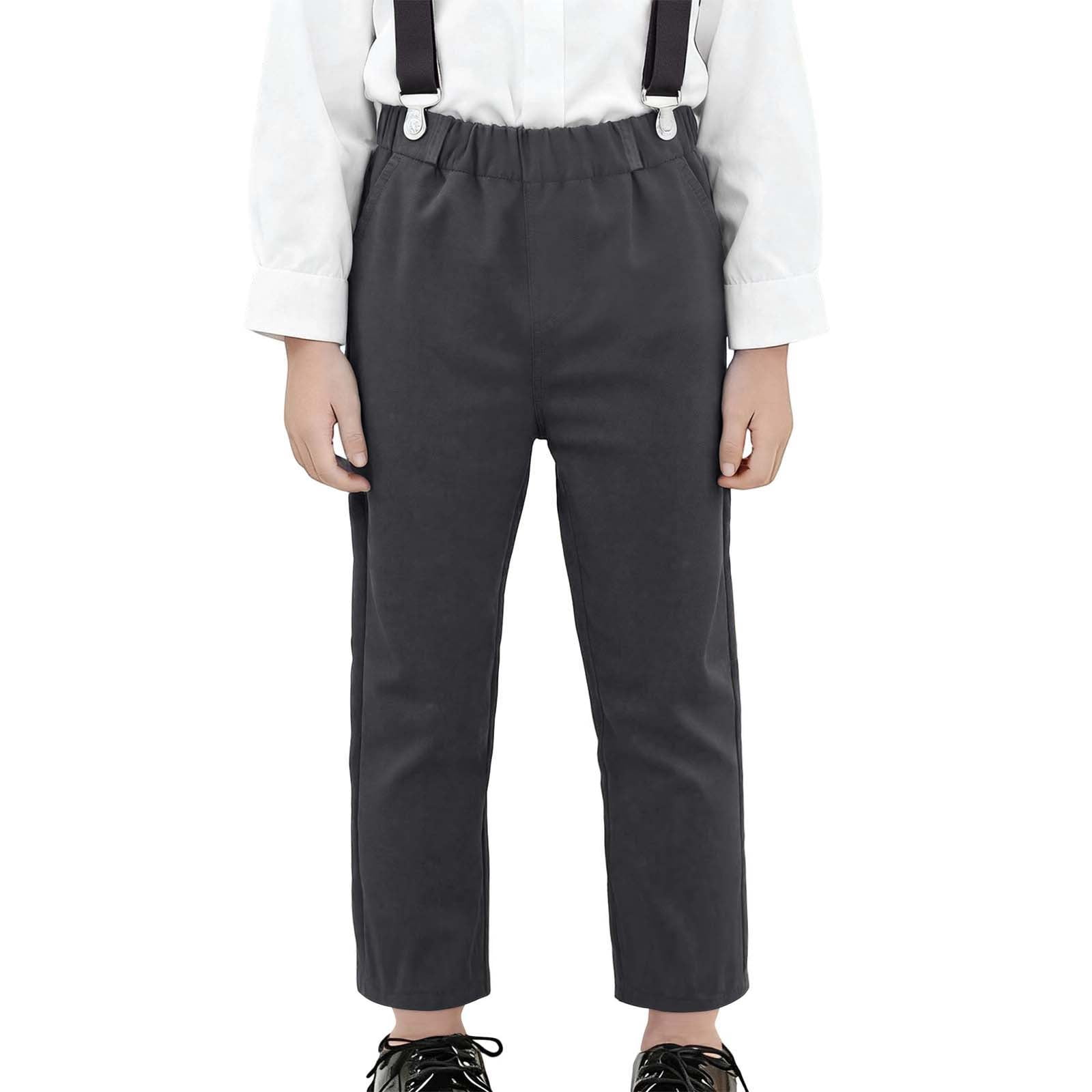 Byoo Teen Boys formal Dress Pants Classic Basic Straight Leg Solid ...