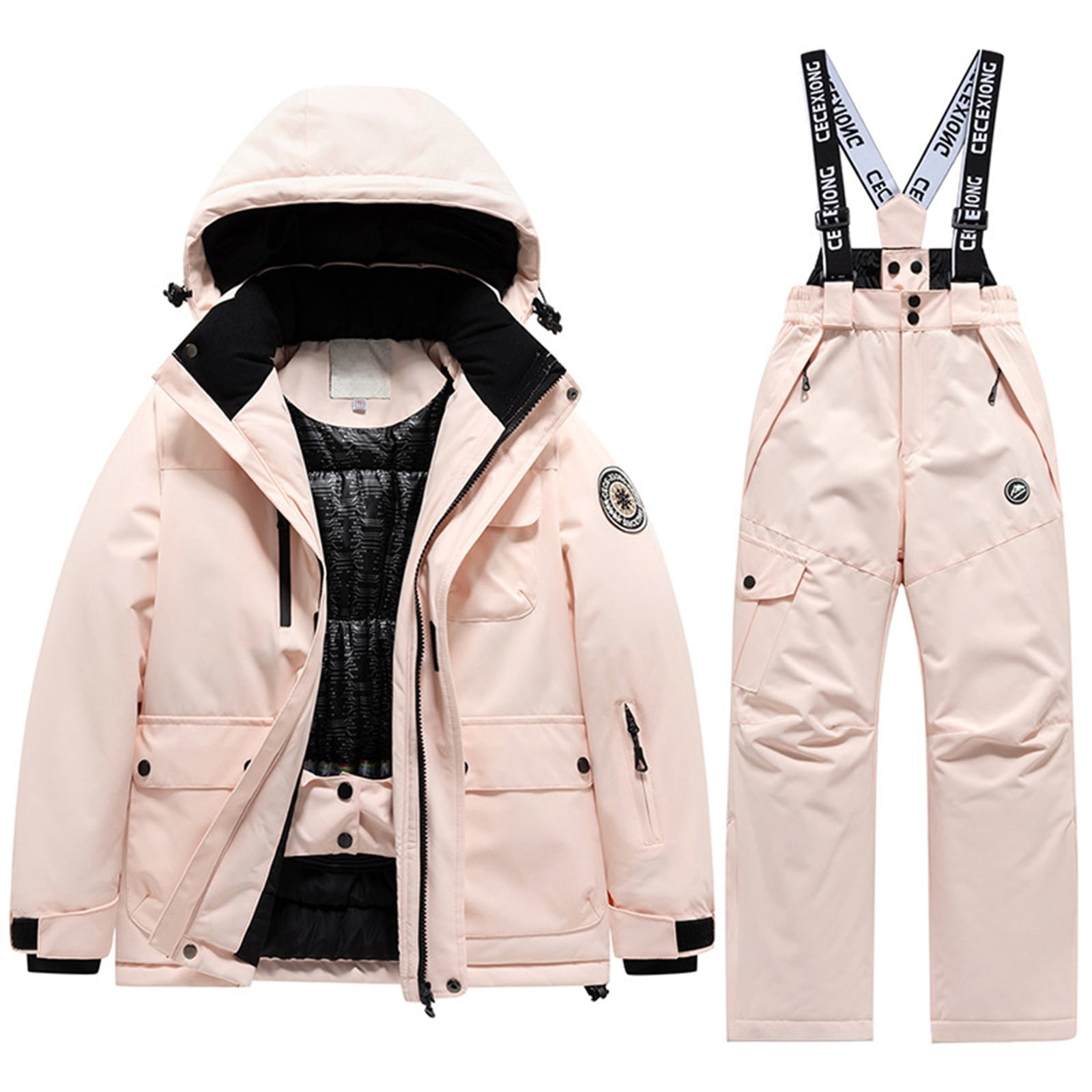 Byoo Teen Girls Puffer Outfits Zipper Solid Down Pocket Full Sleeve ...