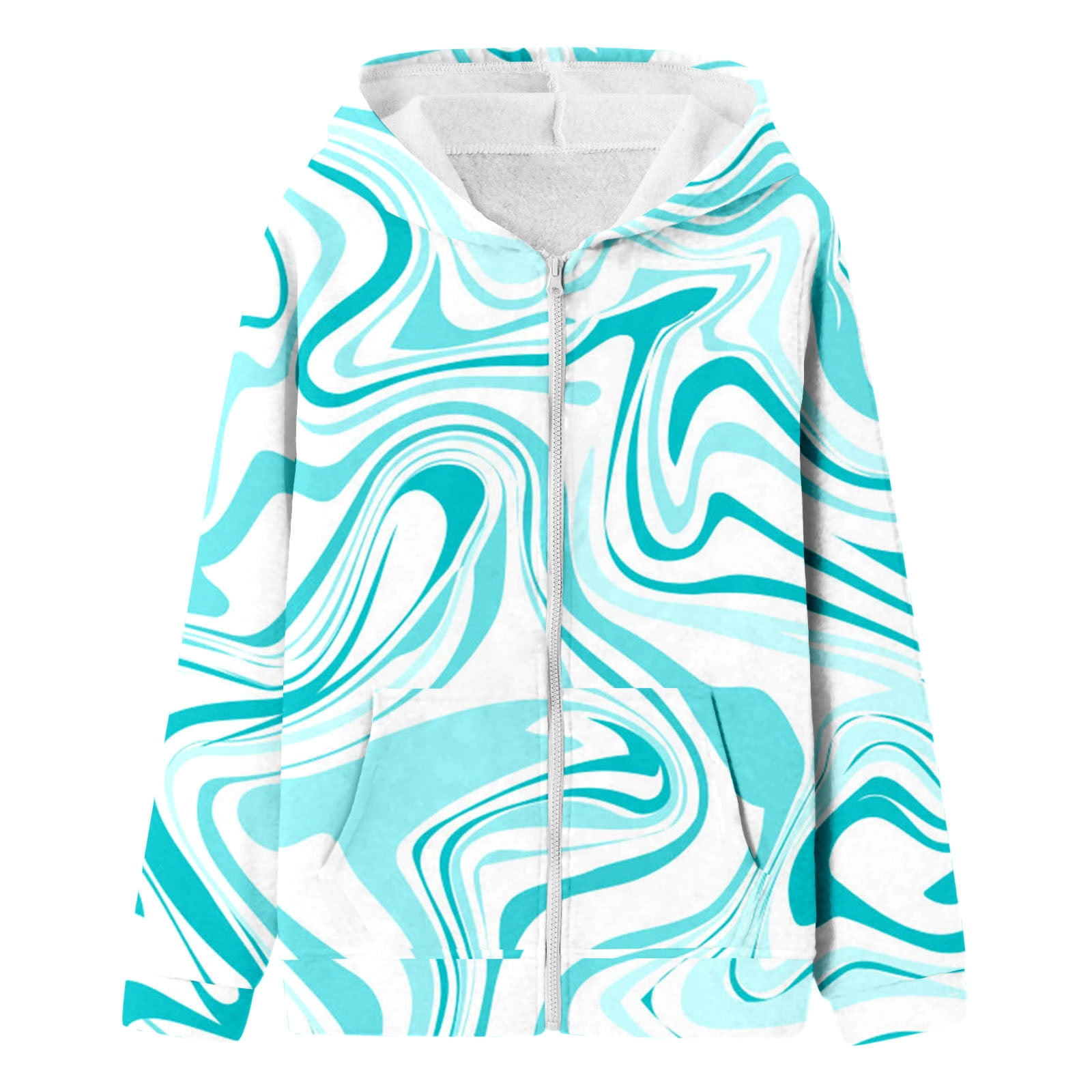 Byoo Teen Girls Microfleece Zip Up Hoodie Fashion Hooded Zip Up Jacket ...