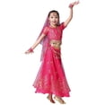 Byoo Teen Girls Shimmering Belly Dance Outfit Traditional Set for ...