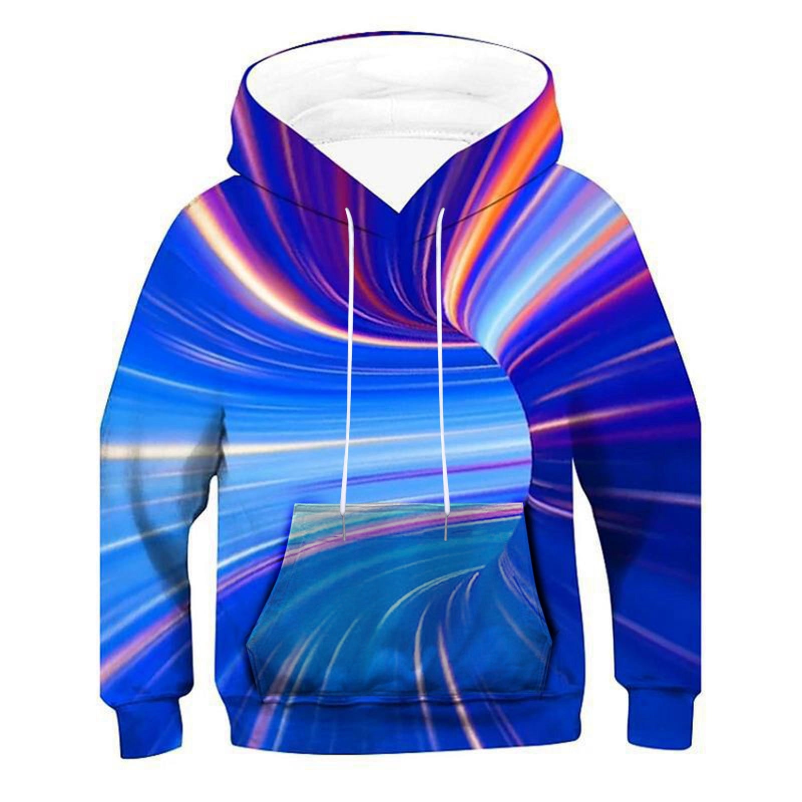 Byoo Toddler Boy 3D Whirlpool Printed Hoodie Pullover Full Sleeved ...