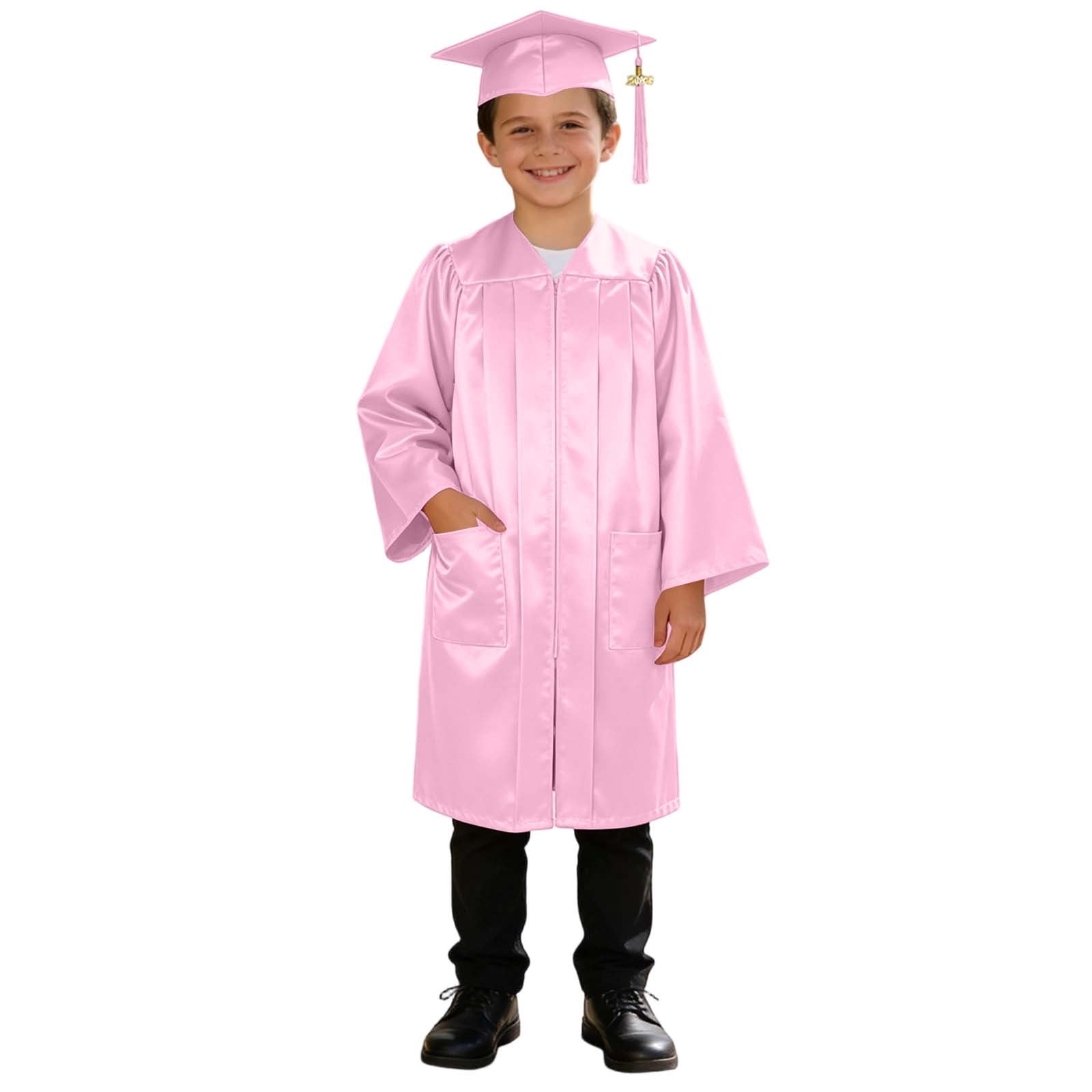 Byoo Toddler Boy Graduation Cap and Gown Set Breathable Lightweight ...