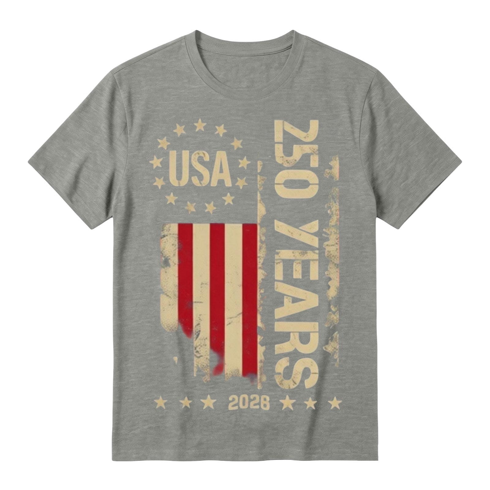Byoo Toddler Boy Patriotic Usa Print Crew Neck Tee Short Sleeve Casual ...