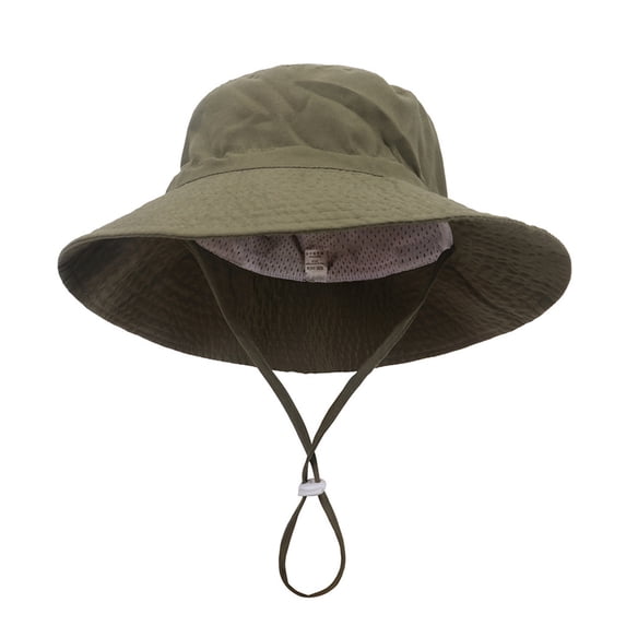 Byoo Toddler Boy Wide Brim Sun Bucket Hat Breathable Inner Mesh ...