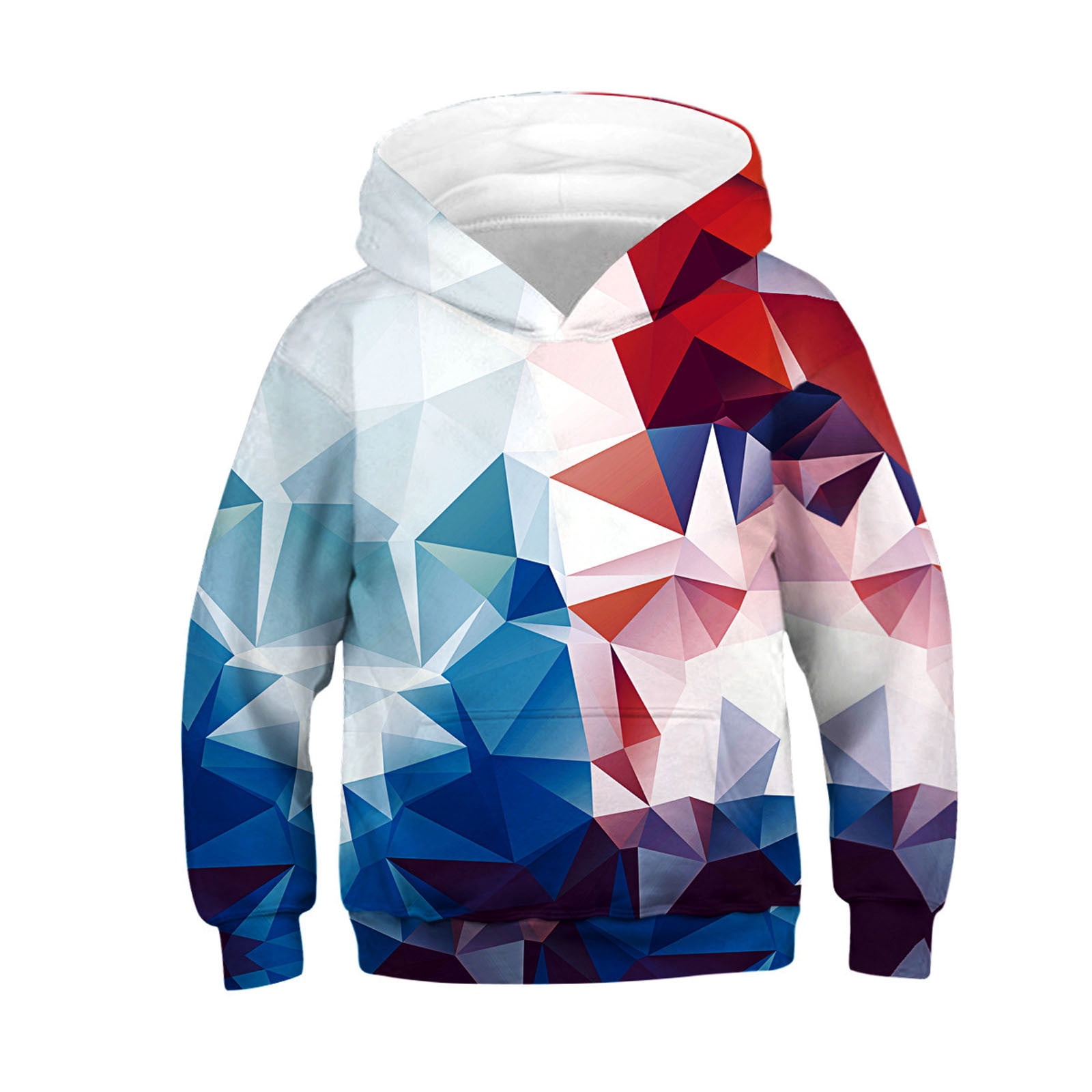 Byoo Toddler Boy's Geometric Graphic Hoodie Long Sleeve Triangle Print ...