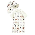 Byoo Toddler Boys UPF 50+ One Piece Rash Guard with Sun Hat Dinosaur ...
